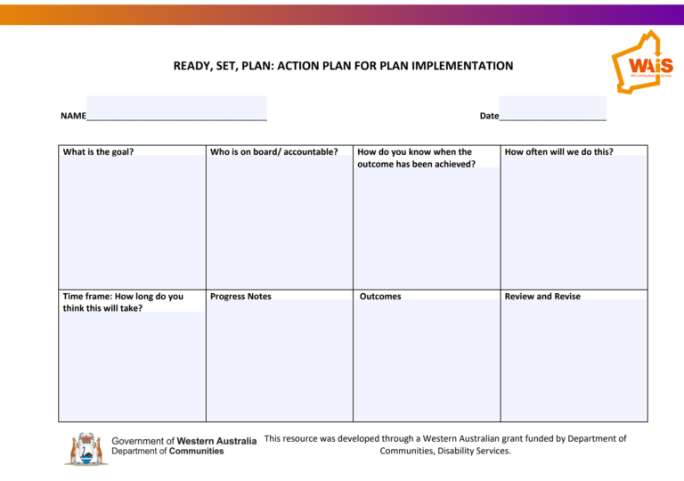 Planning | WA’s Individualised Services